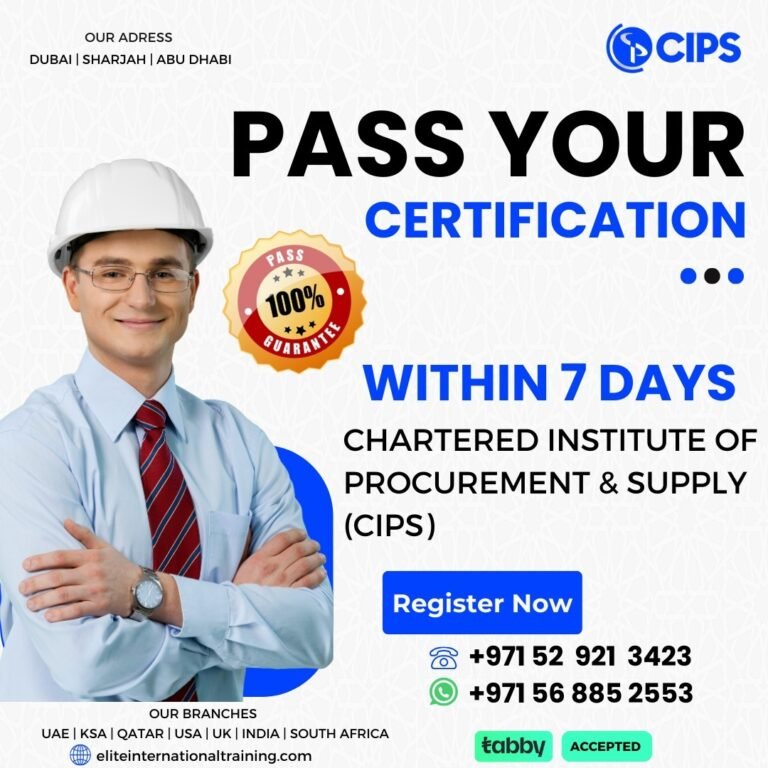CIPS Certification In UAE | Exam & Certification | Apply Now